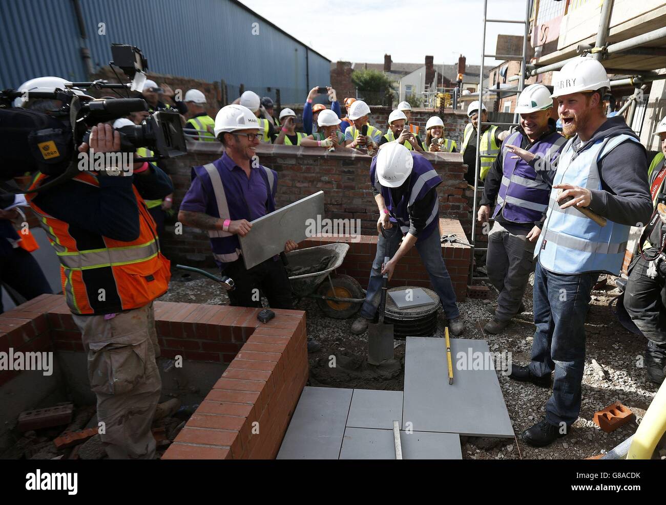 DIY SOS royal visit Stock Photo - Alamy