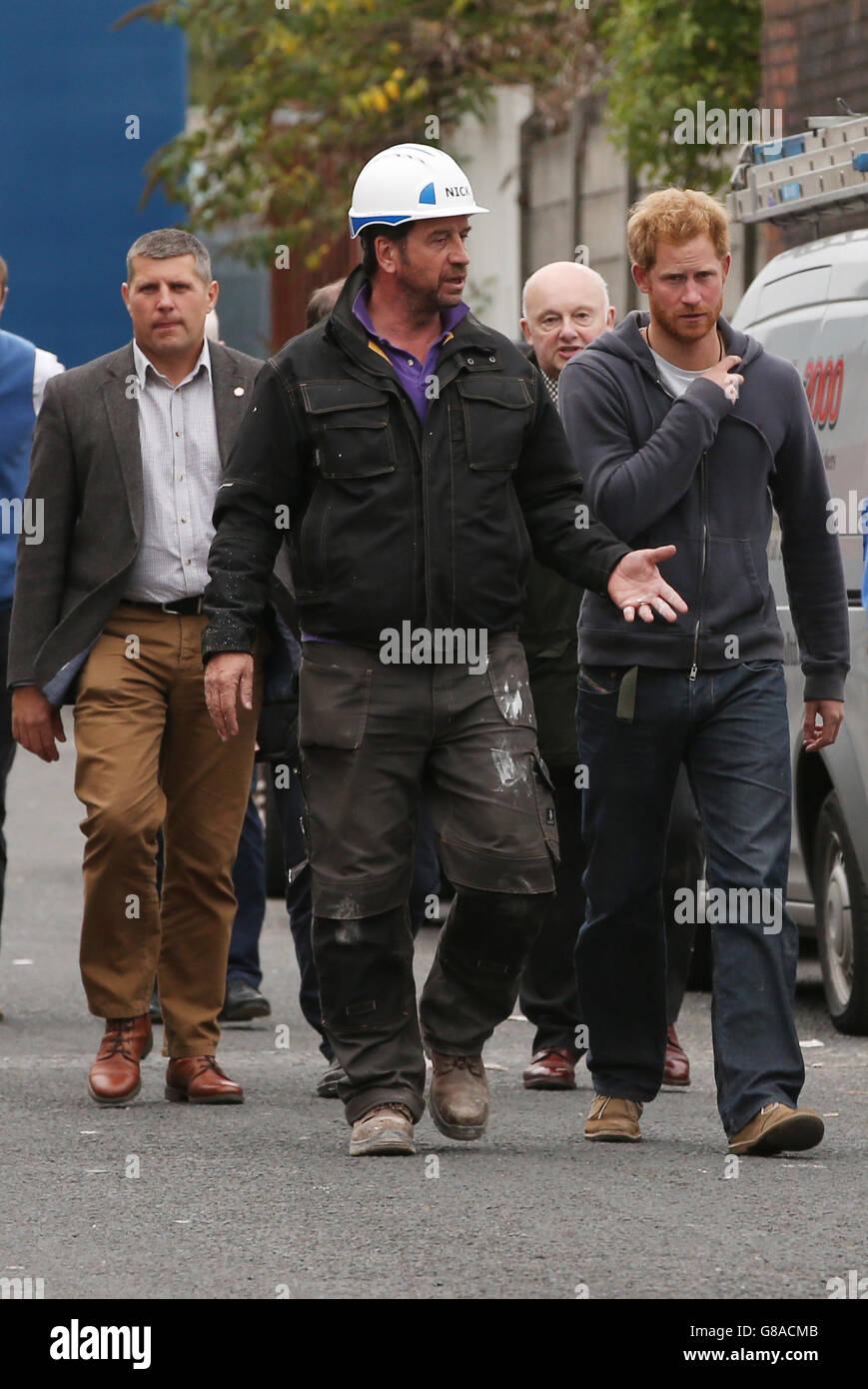 DIY SOS royal visit Stock Photo - Alamy