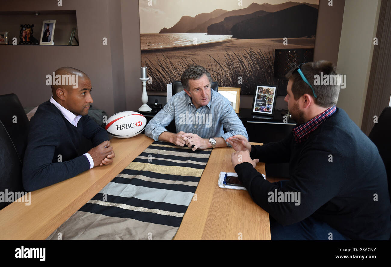 Former Australian Rugby player George Gregan and Former Wales player ...