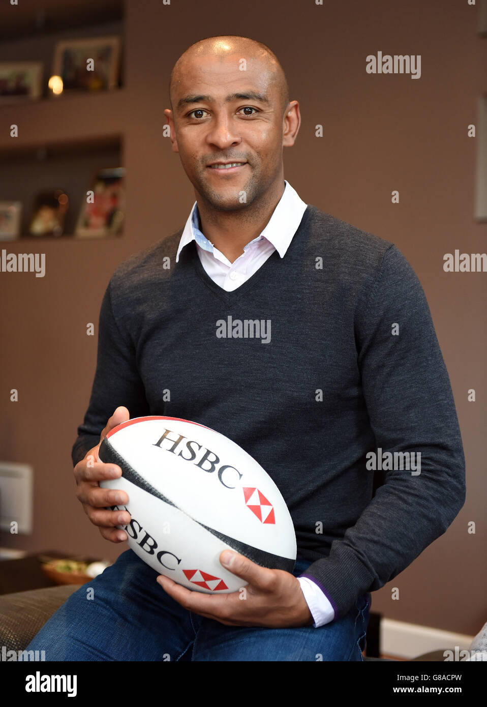 Rugby Union - Jonathan Davies and George Gregan Interview Stock Photo ...