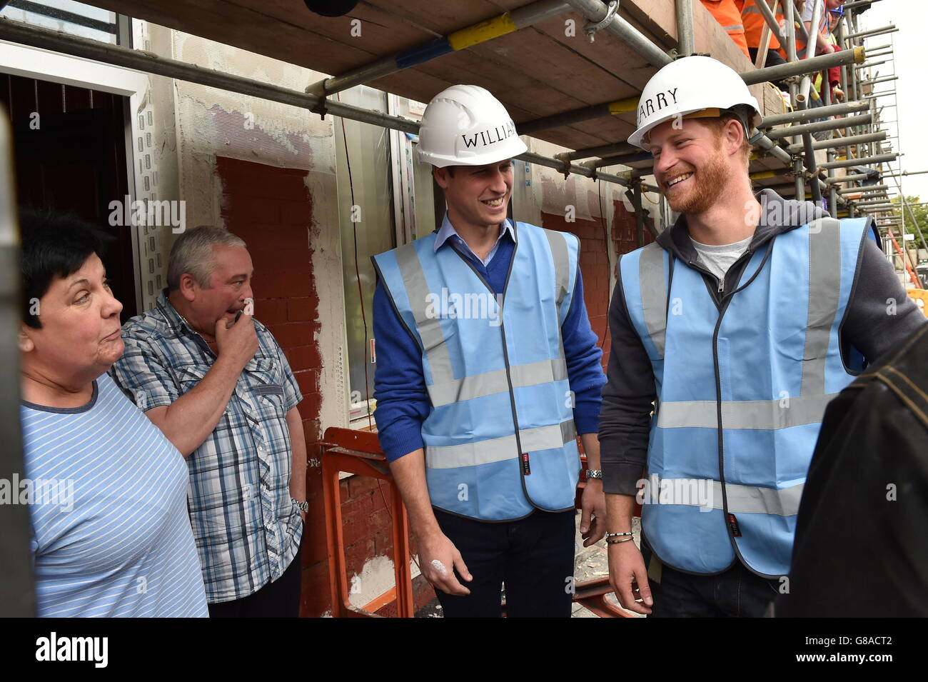 DIY SOS royal visit Stock Photo - Alamy