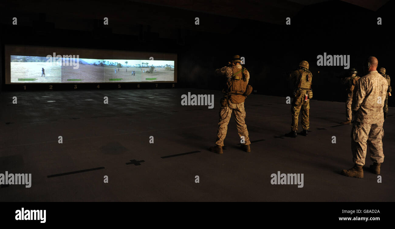 US and Royal Marines from 43 Commando Fleet Protection Group link up ...