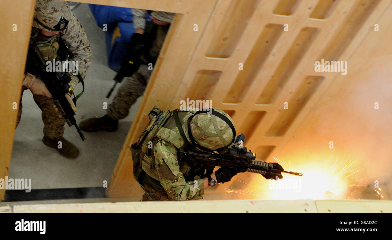 43 Commando Fleet Protection Group Royal Marines High Resolution Stock ...