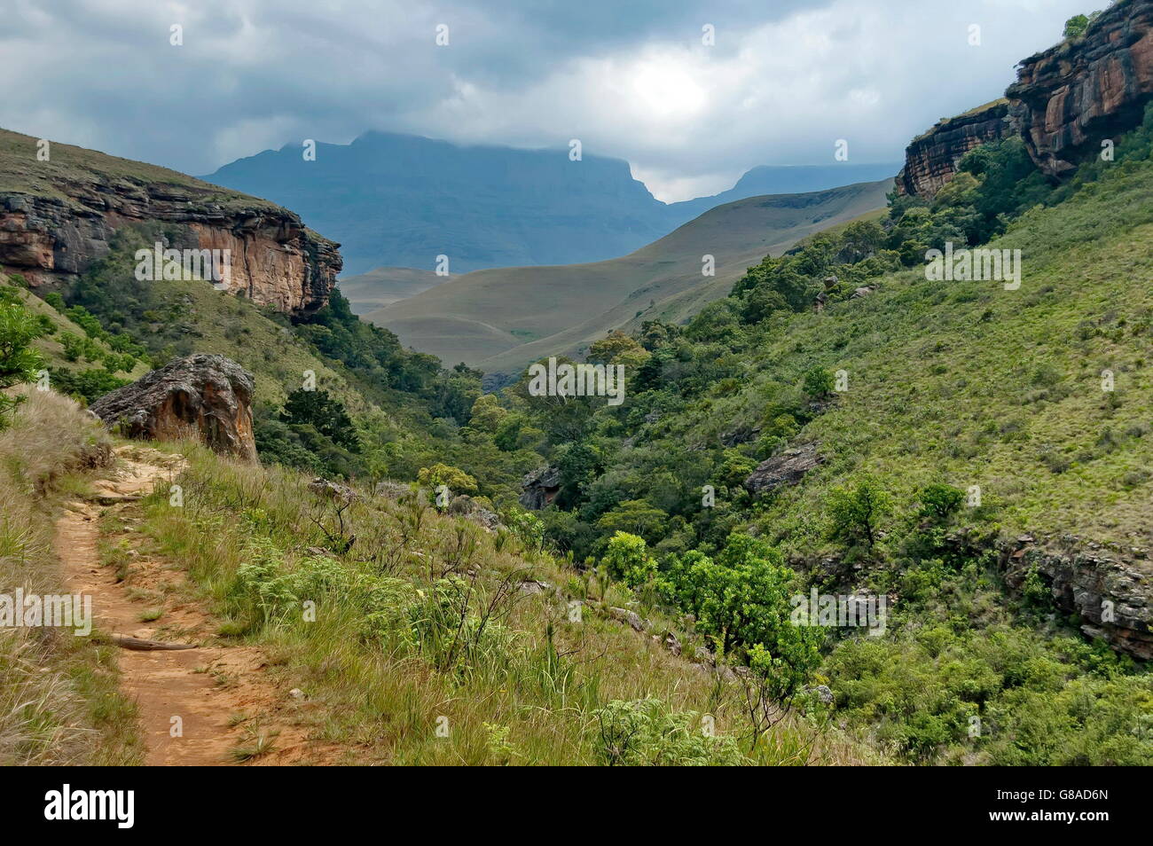 Giants Castle KwaZulu-Natal nature reserve, Drakensberg South Africa ...