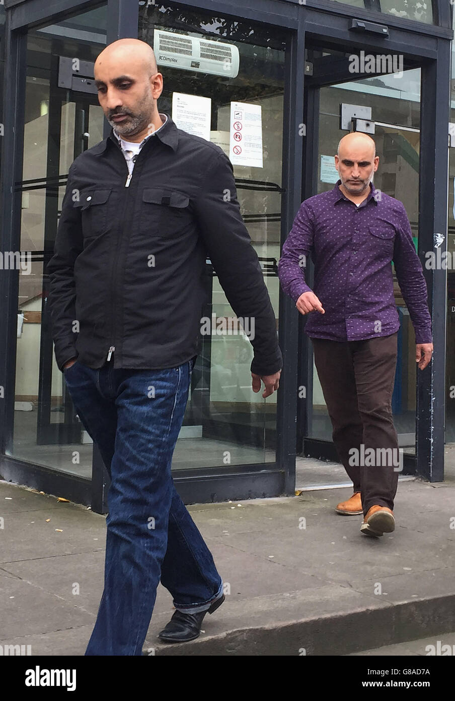 Amjad Bhatti (left) and Mohammed Basit (right) owners of the Khyber ...