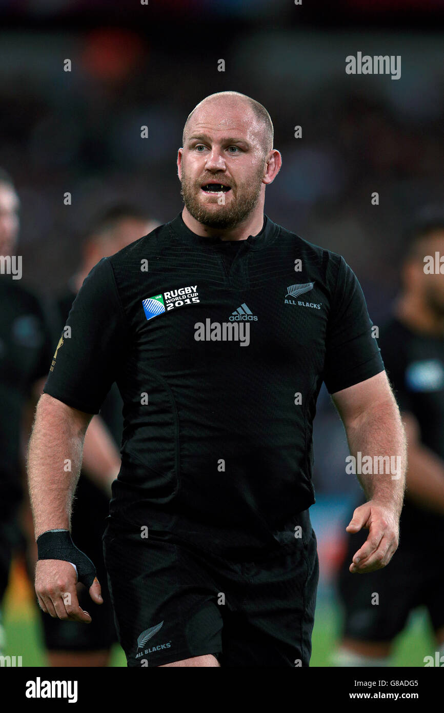 New Zealand's Ben Franks during the Rugby World Cup match at the ...