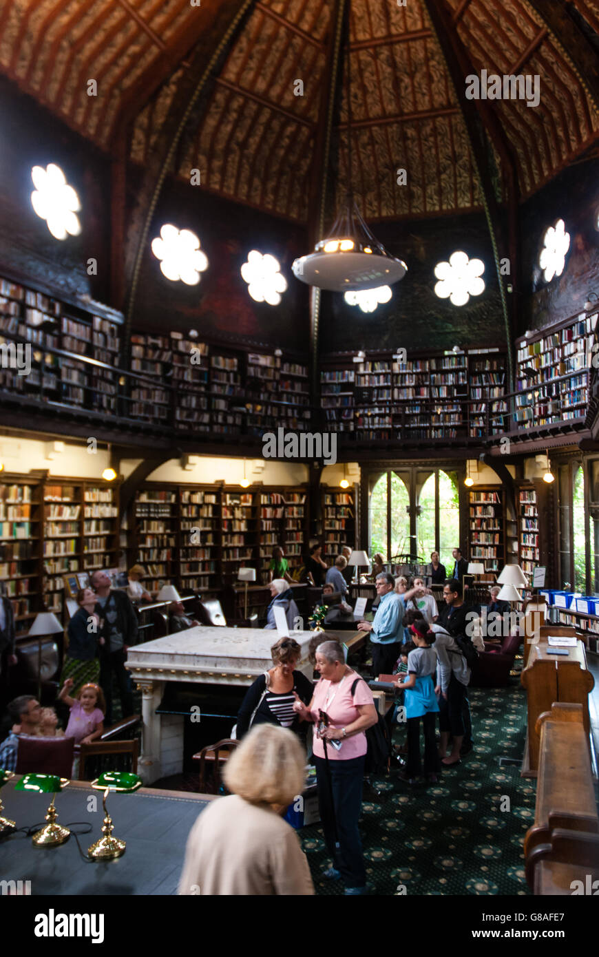 Library of the Oxford Union Stock Photo - Alamy