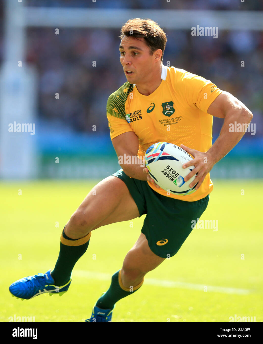 Australia's Nick Phipps during the Rugby World Cup match at Villa Park ...