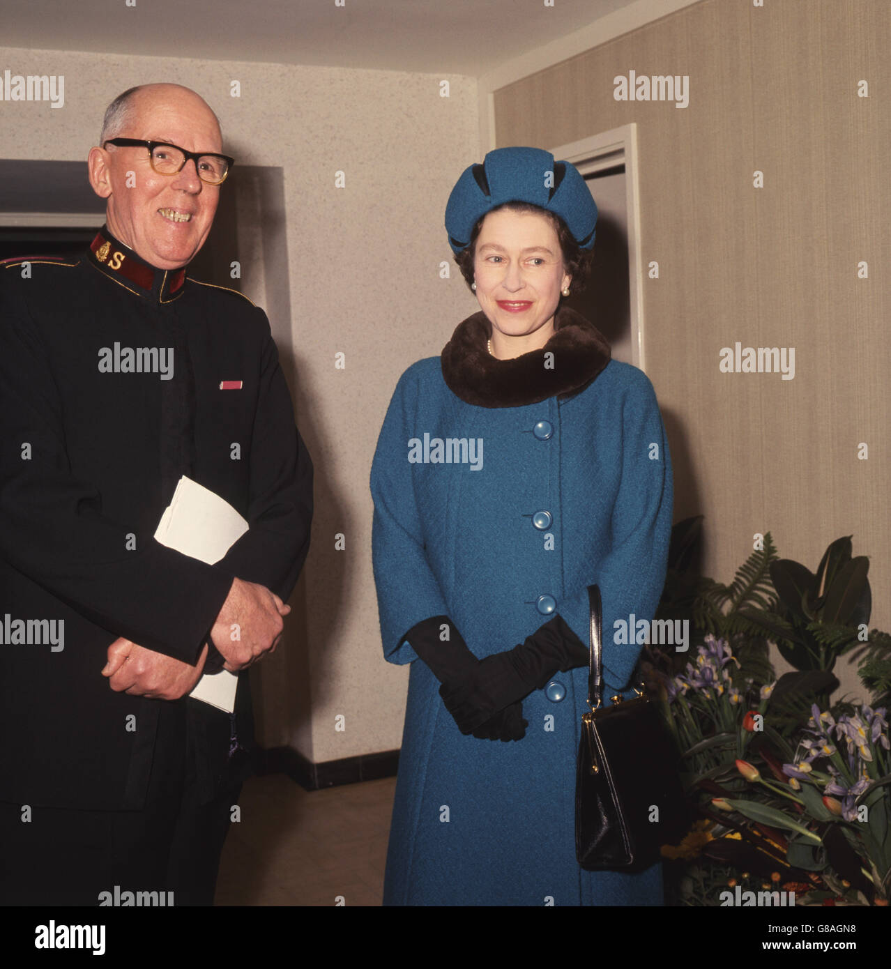 The Queen with General Frederick Coutts, International Leader of the ...