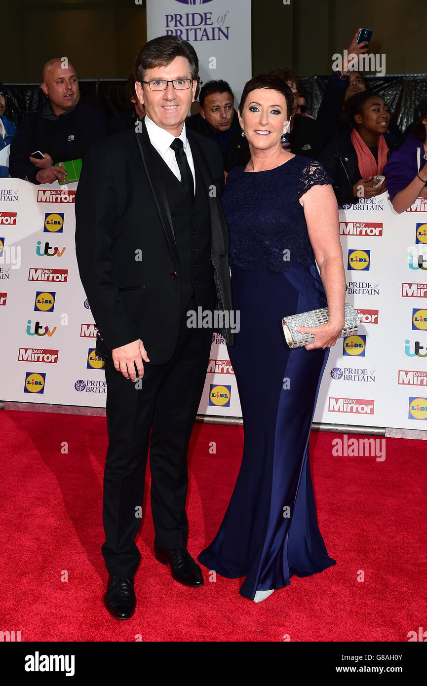 Daniel O'Donnell and Majella O'Donnell arriving for The Pride of ...