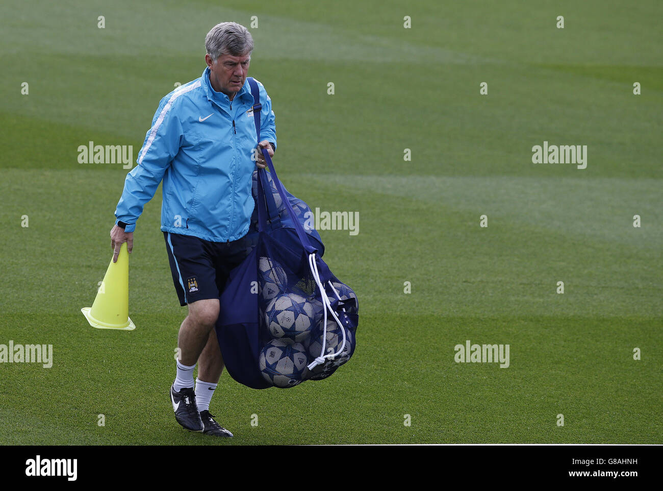 Manchester City's Brian kidd during a training session at the City ...