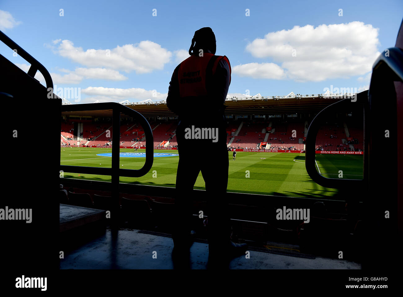 Football steward gv general view hi-res stock photography and images ...