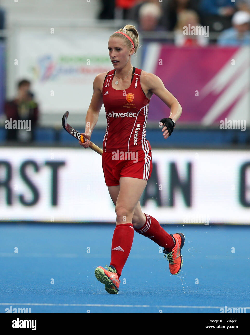 England's Susie Gilbert during the Gold Medal match at the Lee Valley ...