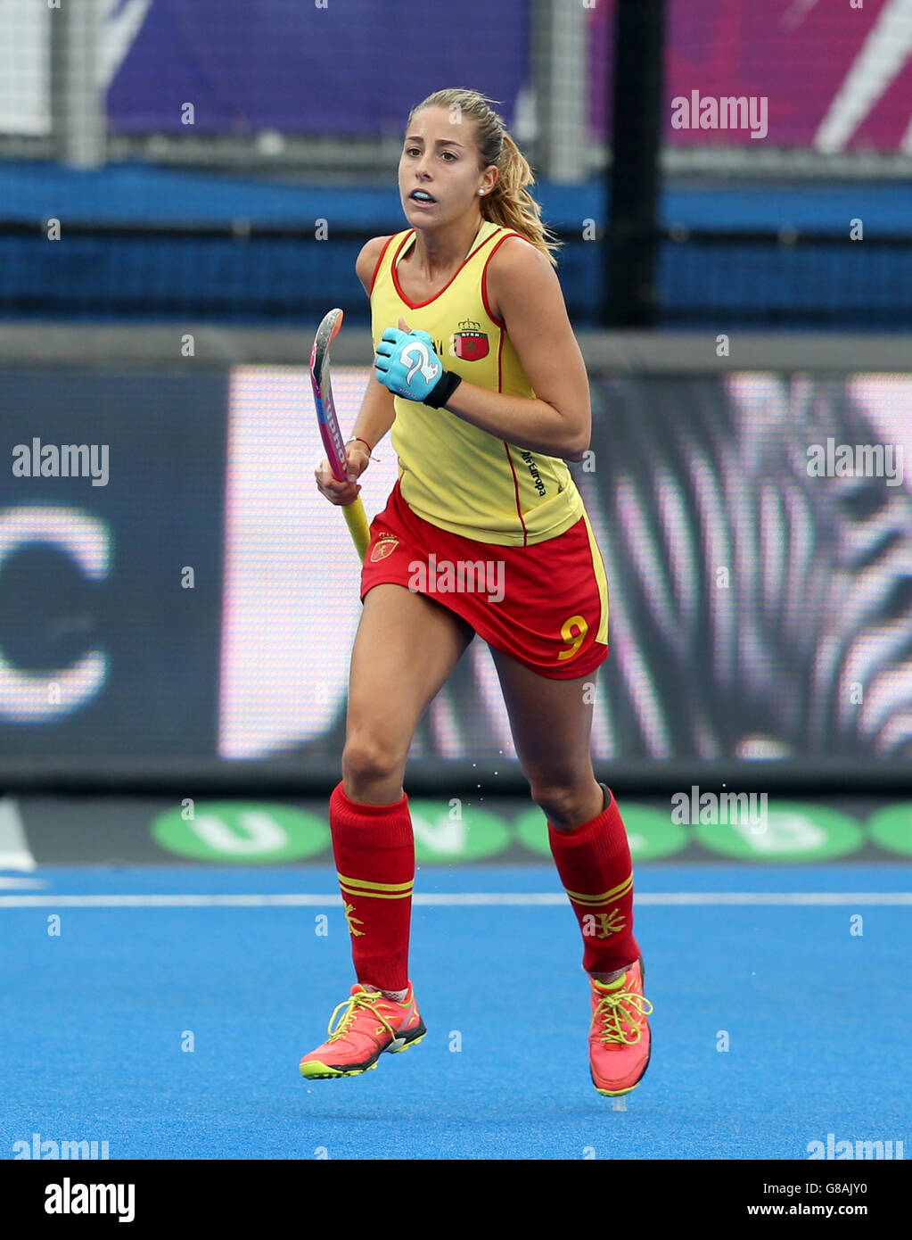 Spain's Maria Lopez during the Bronze Medal match at the Lee Valley ...