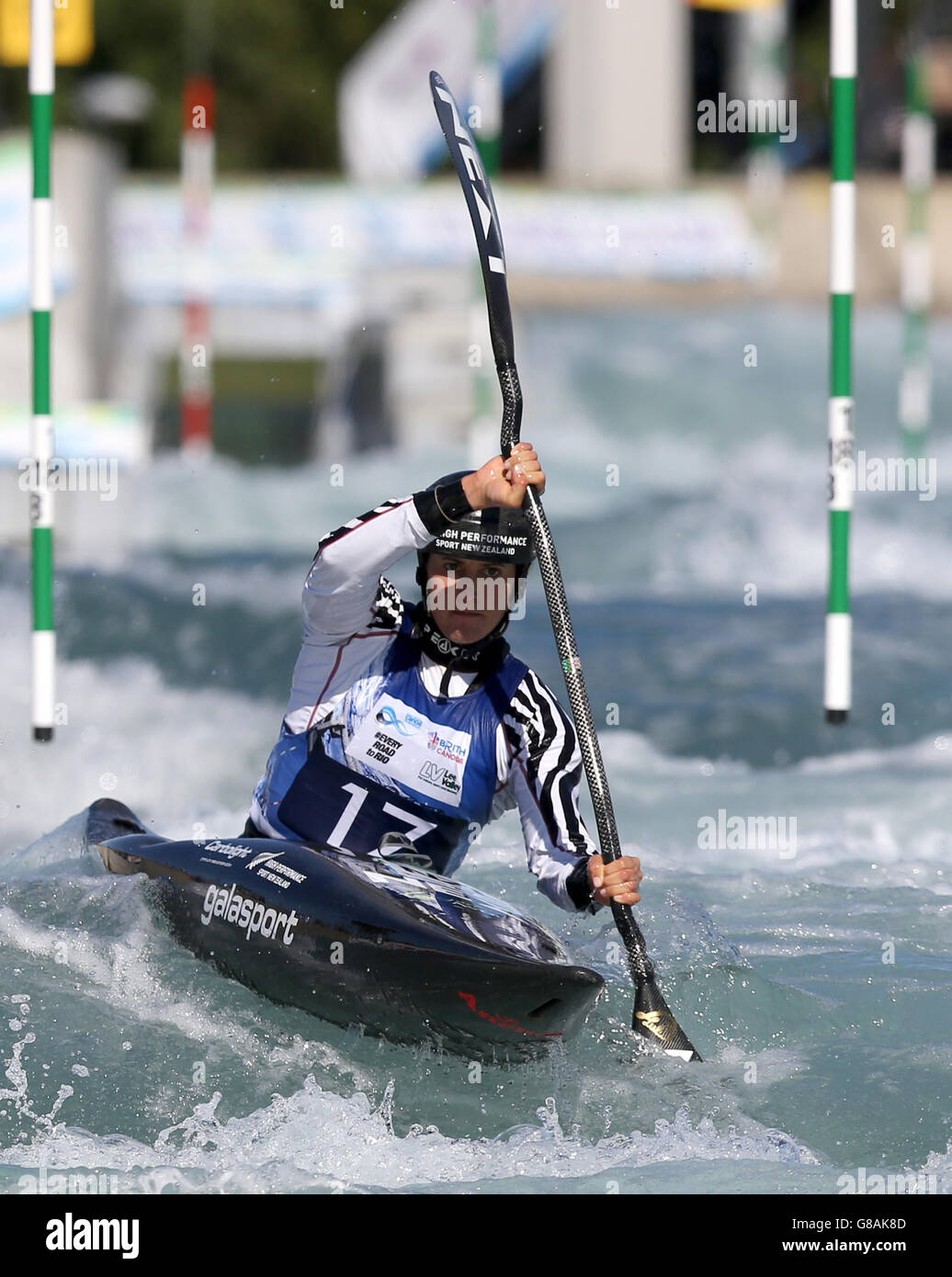 New Zealand's Luuka Jones during the Semi-Final of the women's K1 ...