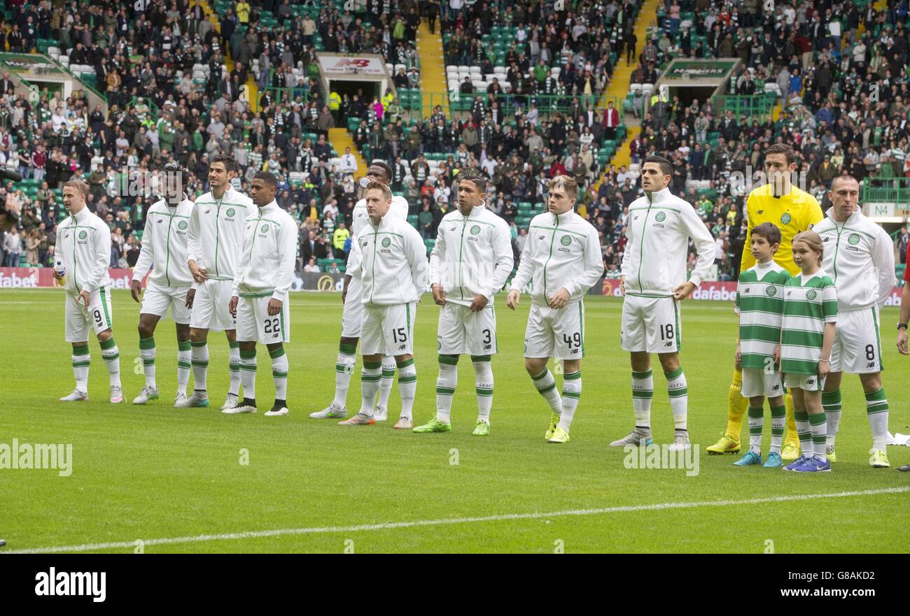 Celtic team line up hi-res stock photography and images - Alamy