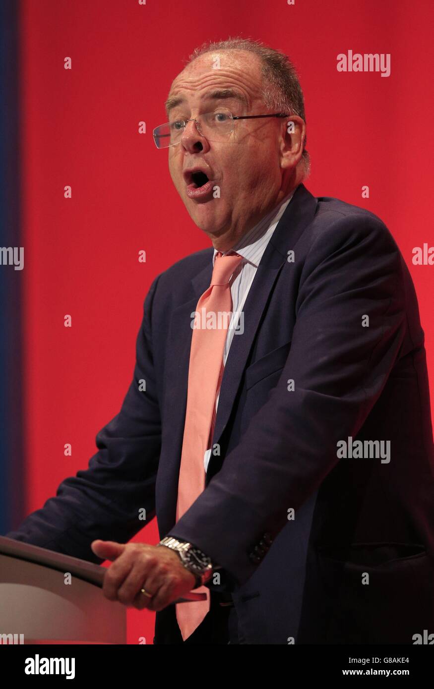 Shadow justice secretary Lord Falconer makes his speech on the final ...