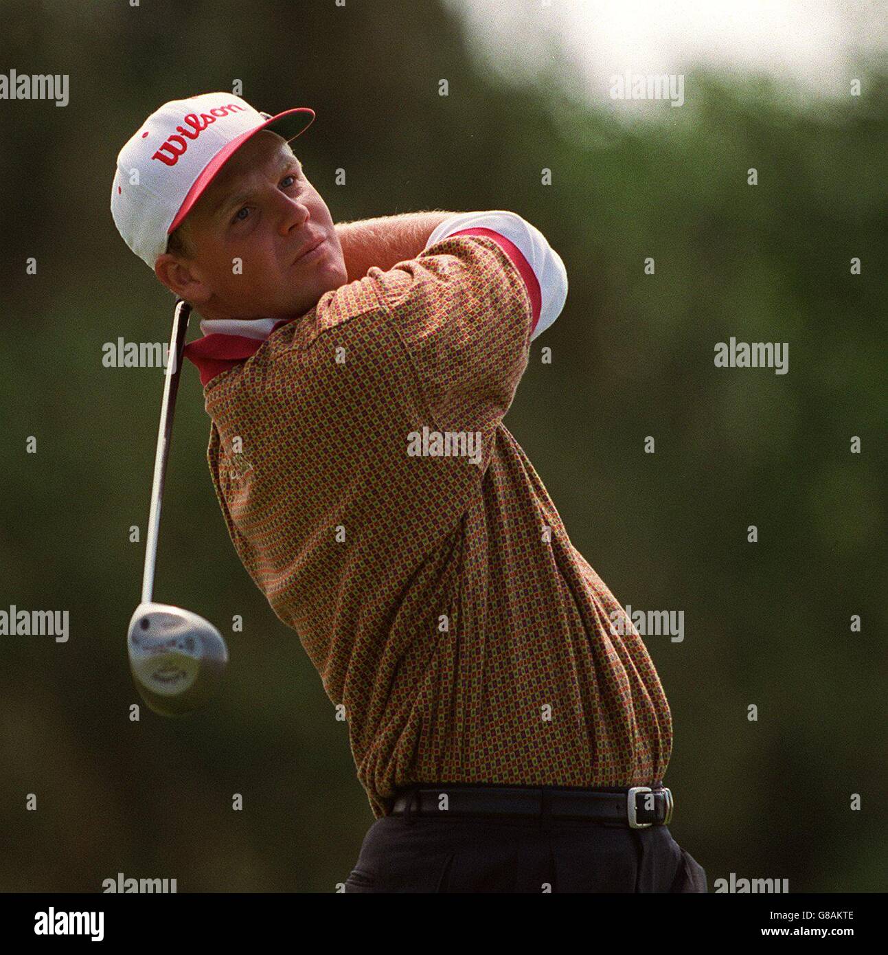 British Open Golf - Royal Troon Golf Club. Klas Eriksson, Sweden Stock ...