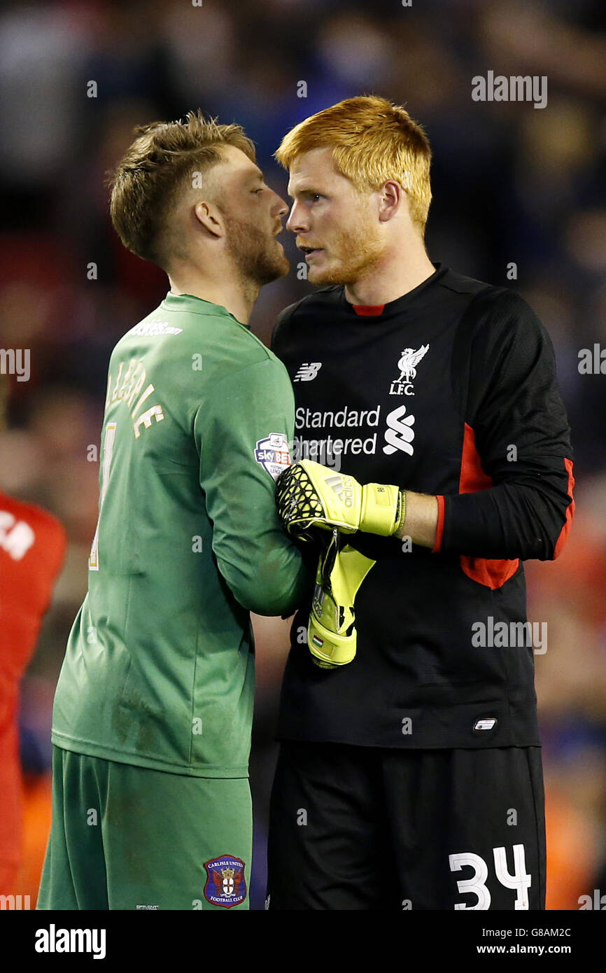 Liverpool goalkeeper adam bogdan hi-res stock photography and images ...