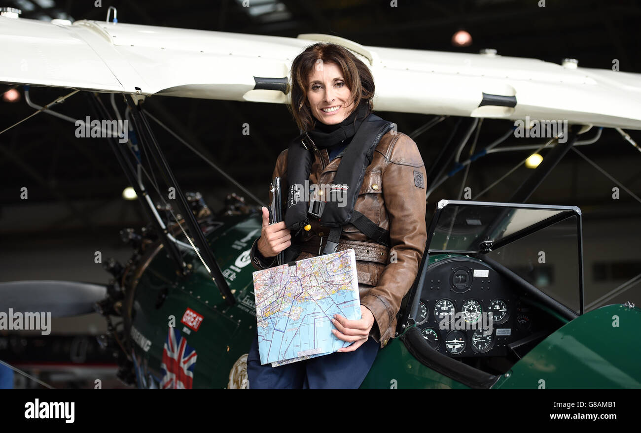 Curtis-Taylor solo flight to Australia Stock Photo - Alamy