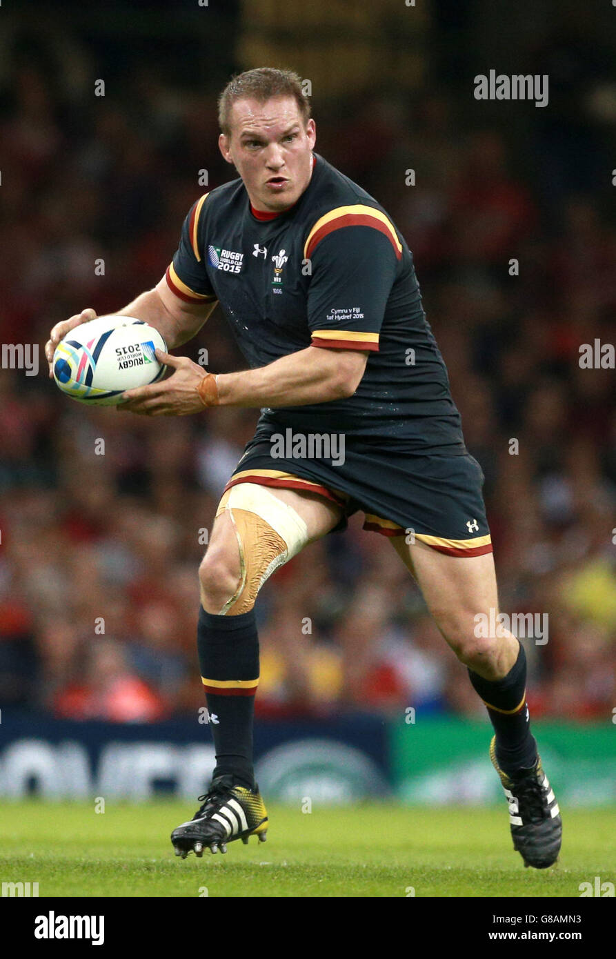 Wales' Gethin Jenkins during the Rugby World Cup match at the ...