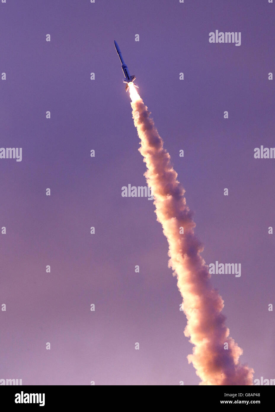 A test launch for the 4 metre Tempest research rocket from Capenhurst ...