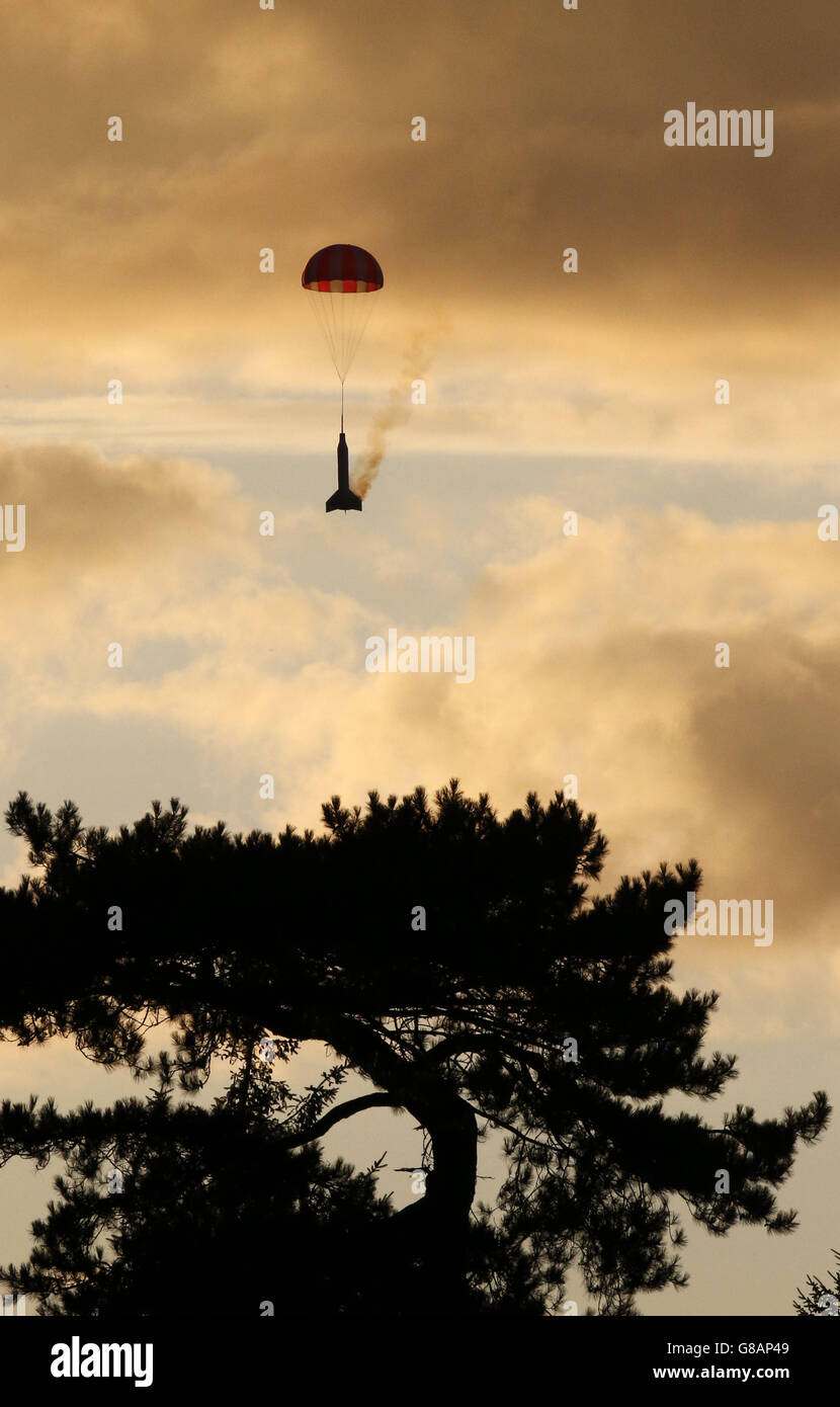A test launch for the 4 metre Tempest research rocket from Capenhurst ...