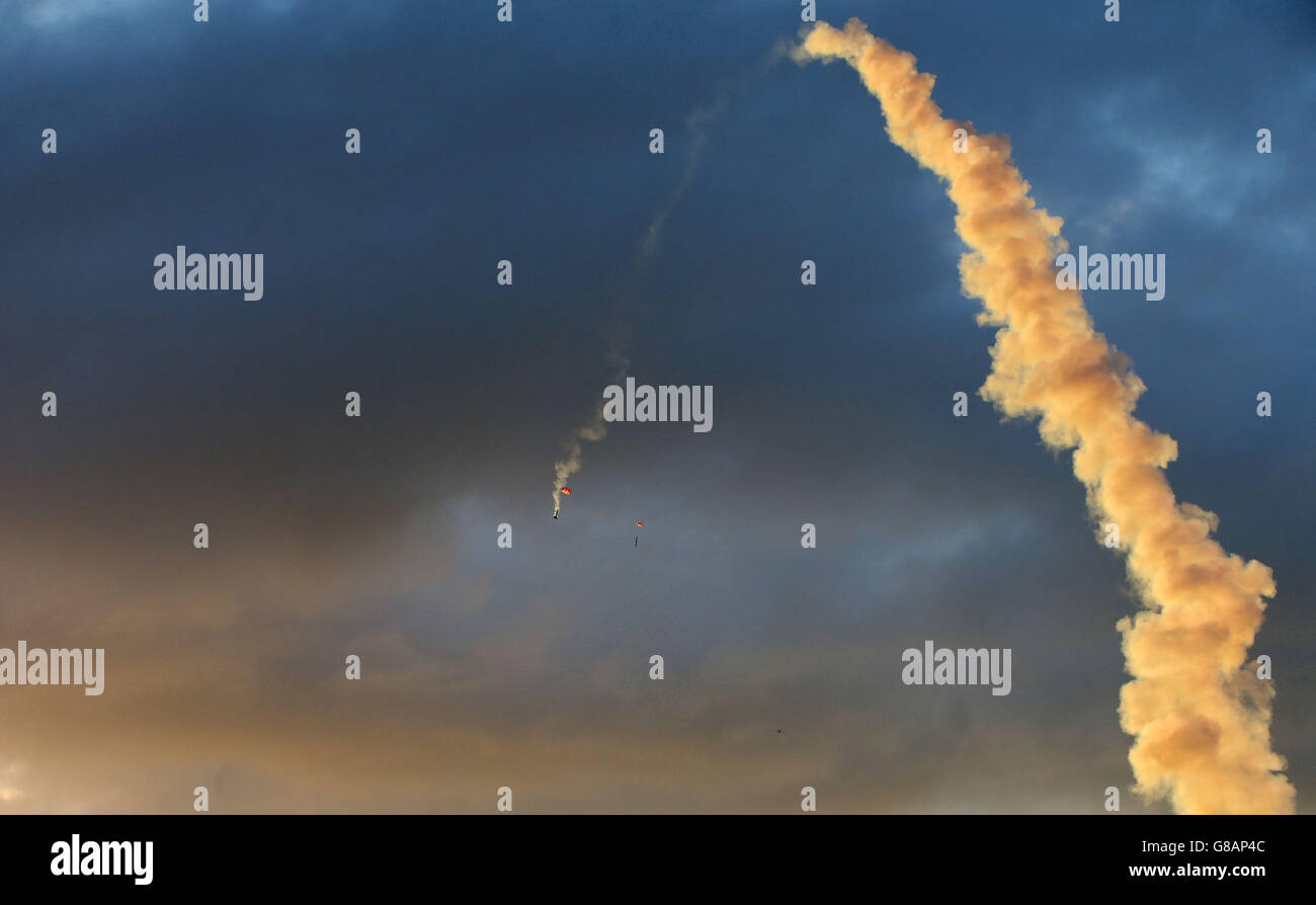 A test launch for the 4 metre Tempest research rocket from Capenhurst ...