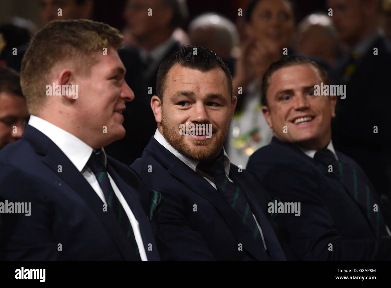 Left ro right irelands tadhg furlong hi-res stock photography and ...
