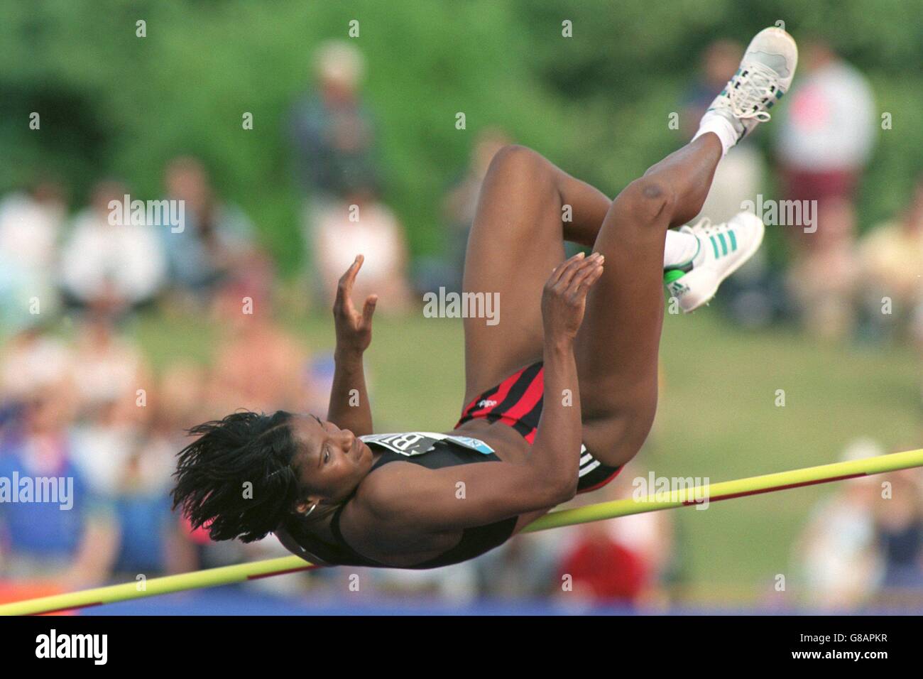 Athletics- British Athletics Championships. Denise Lewis, Women's High ...