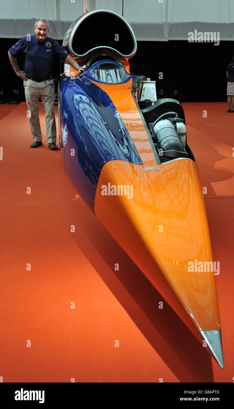 Bloodhound supersonic car Stock Photo - Alamy
