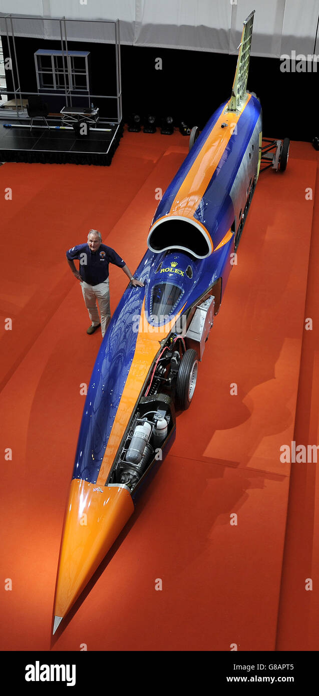 Bloodhound supersonic car Stock Photo - Alamy