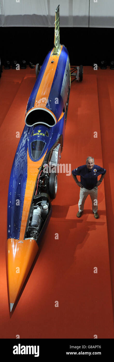 Bloodhound supersonic car Stock Photo - Alamy