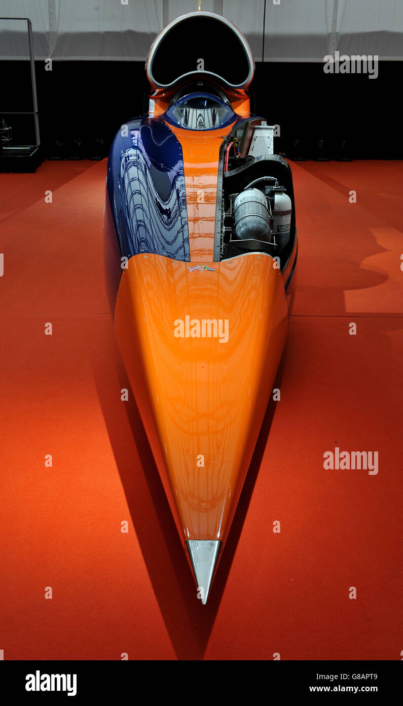 Bloodhound supersonic car Stock Photo - Alamy