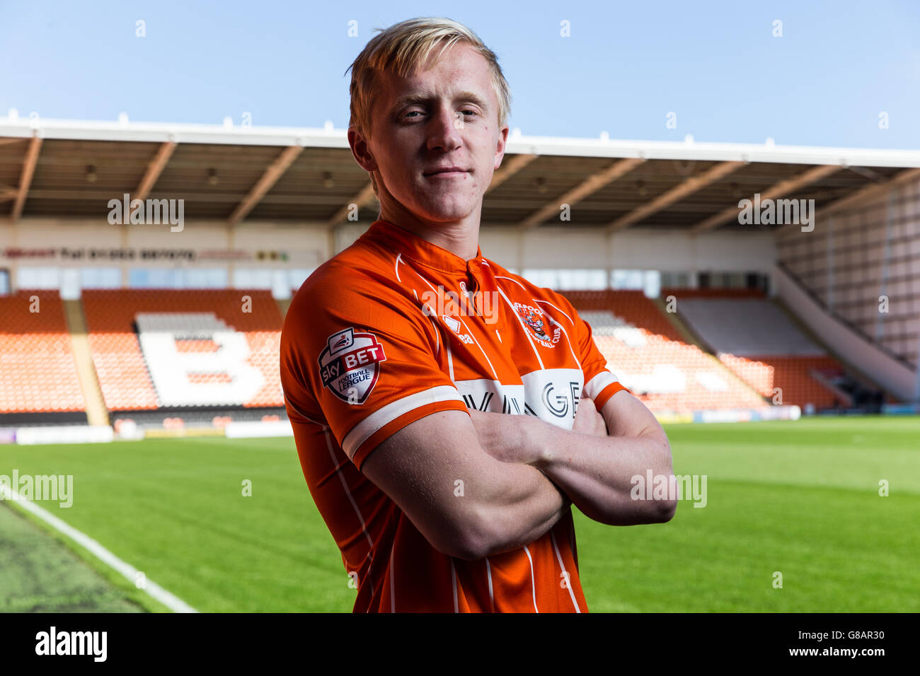 Soccer blackpool photocall hi-res stock photography and images - Alamy