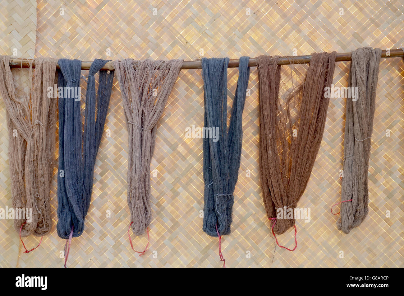 Natural dye threads hi-res stock photography and images - Alamy