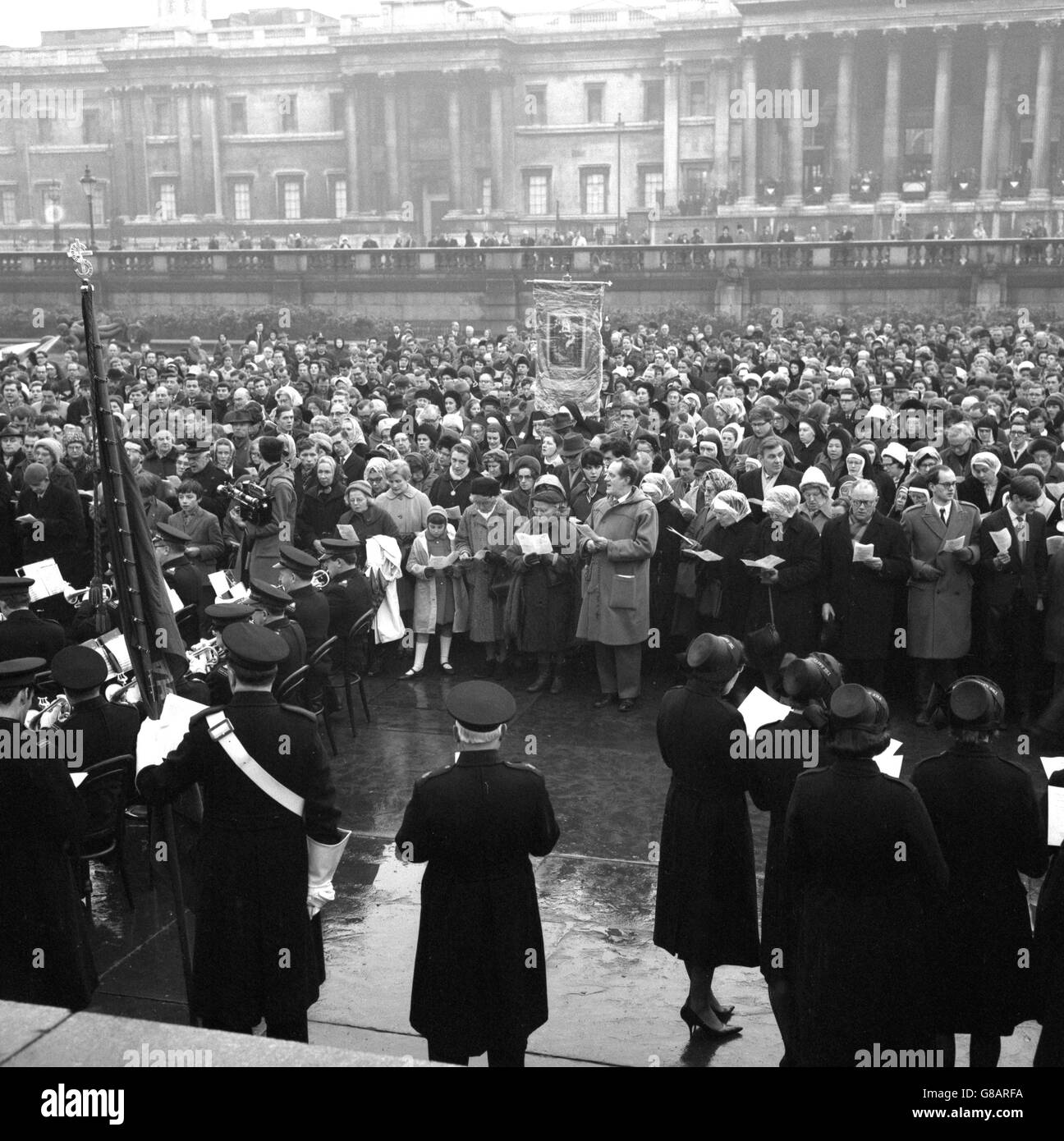 A Salvation Army band playing in the Rally for Christian Unity in ...