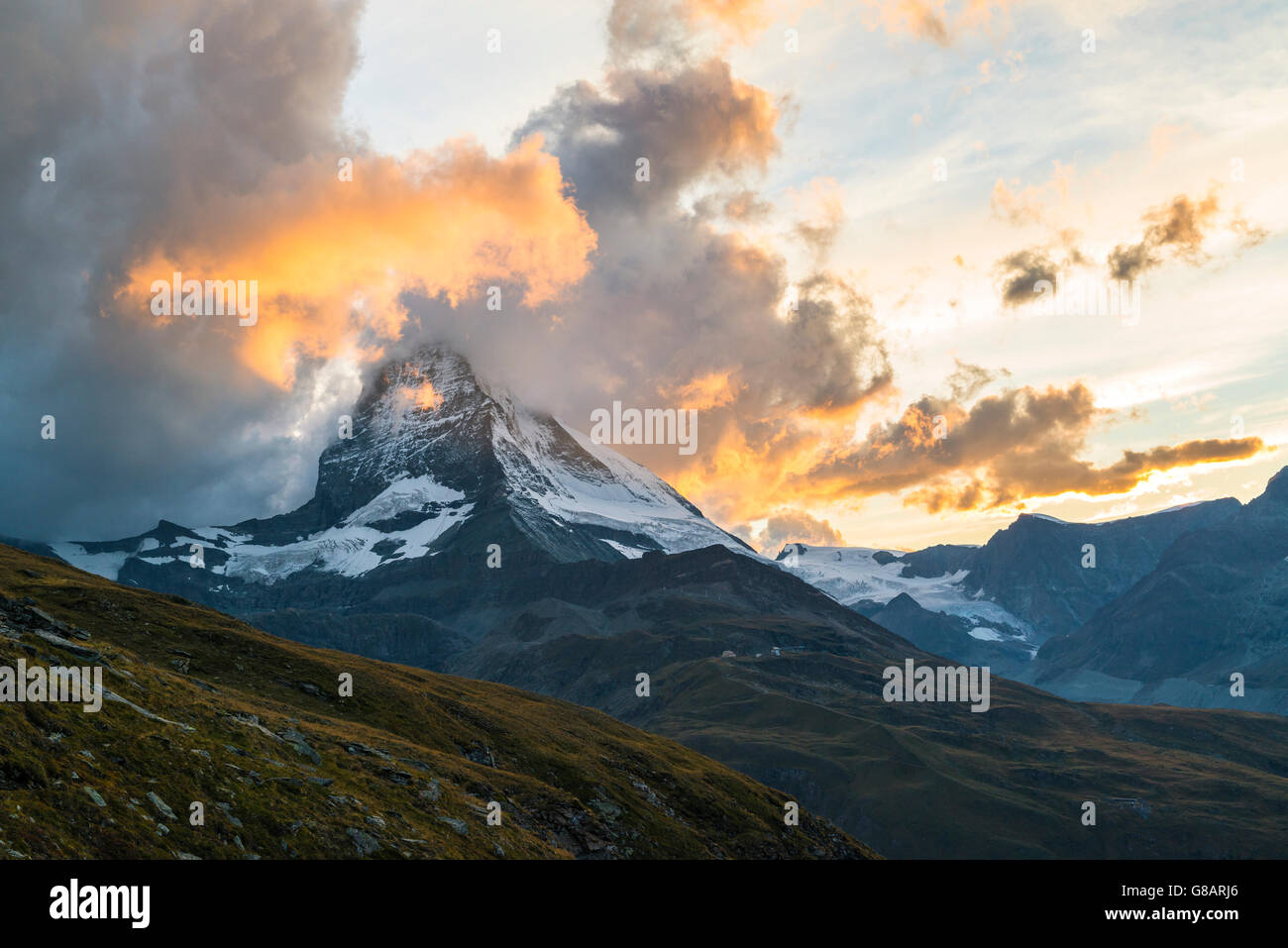 The Matterhorn, Pennine Alps, Switzerland Stock Photo - Alamy