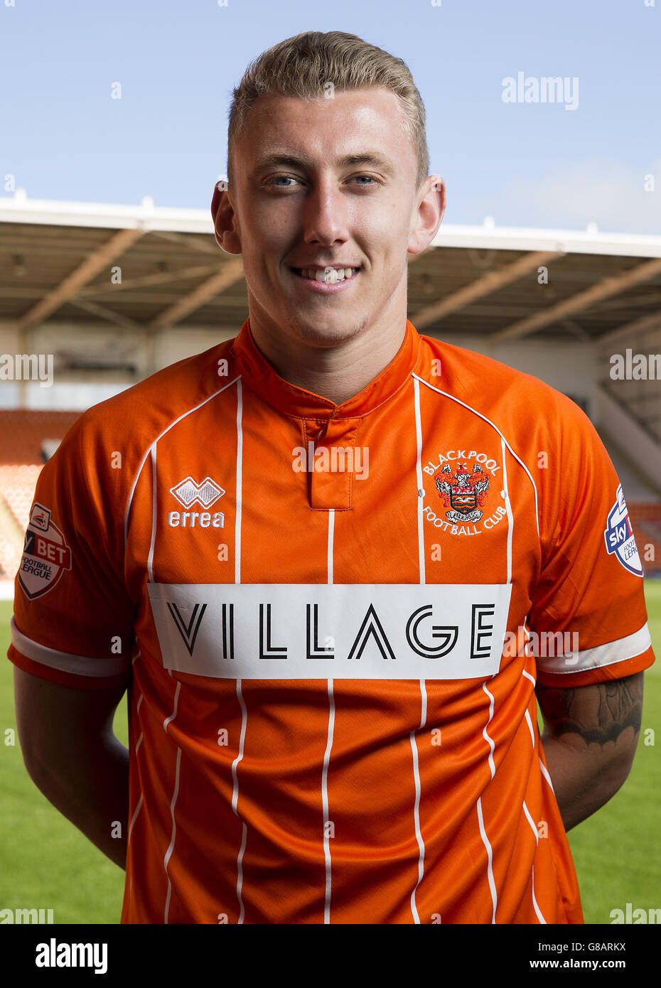 Soccer blackpool photocall hi-res stock photography and images - Alamy