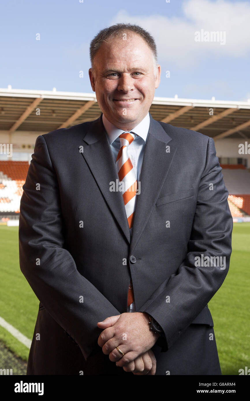 Soccer blackpool photocall hi-res stock photography and images - Alamy