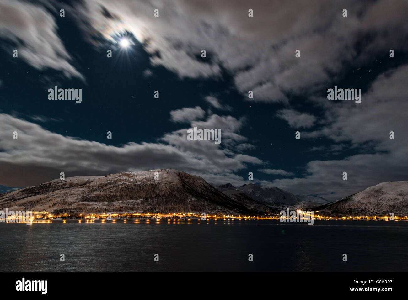 Kaldfjord near Tromsø, Norway Stock Photo - Alamy