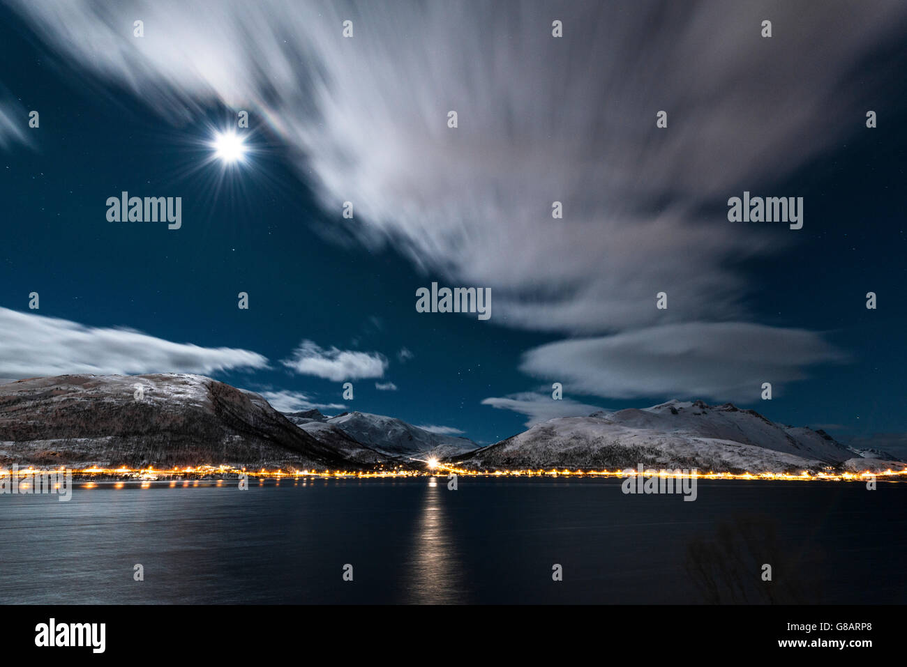 Kaldfjord near Tromsø, Norway Stock Photo - Alamy