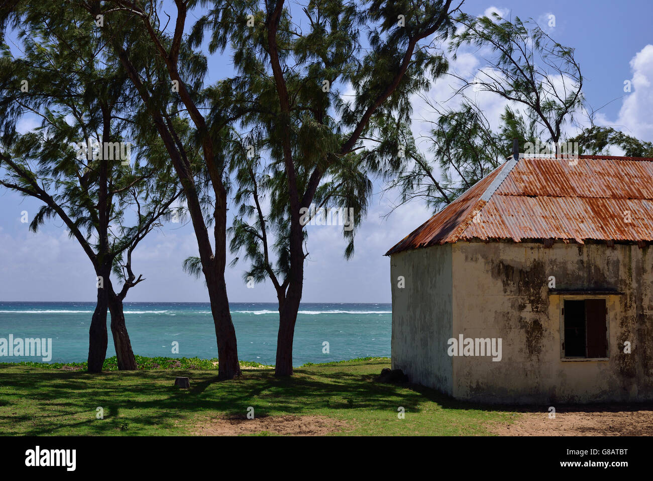 Former Hotel, beach, Baladirou, Rodrigues Stock Photo - Alamy