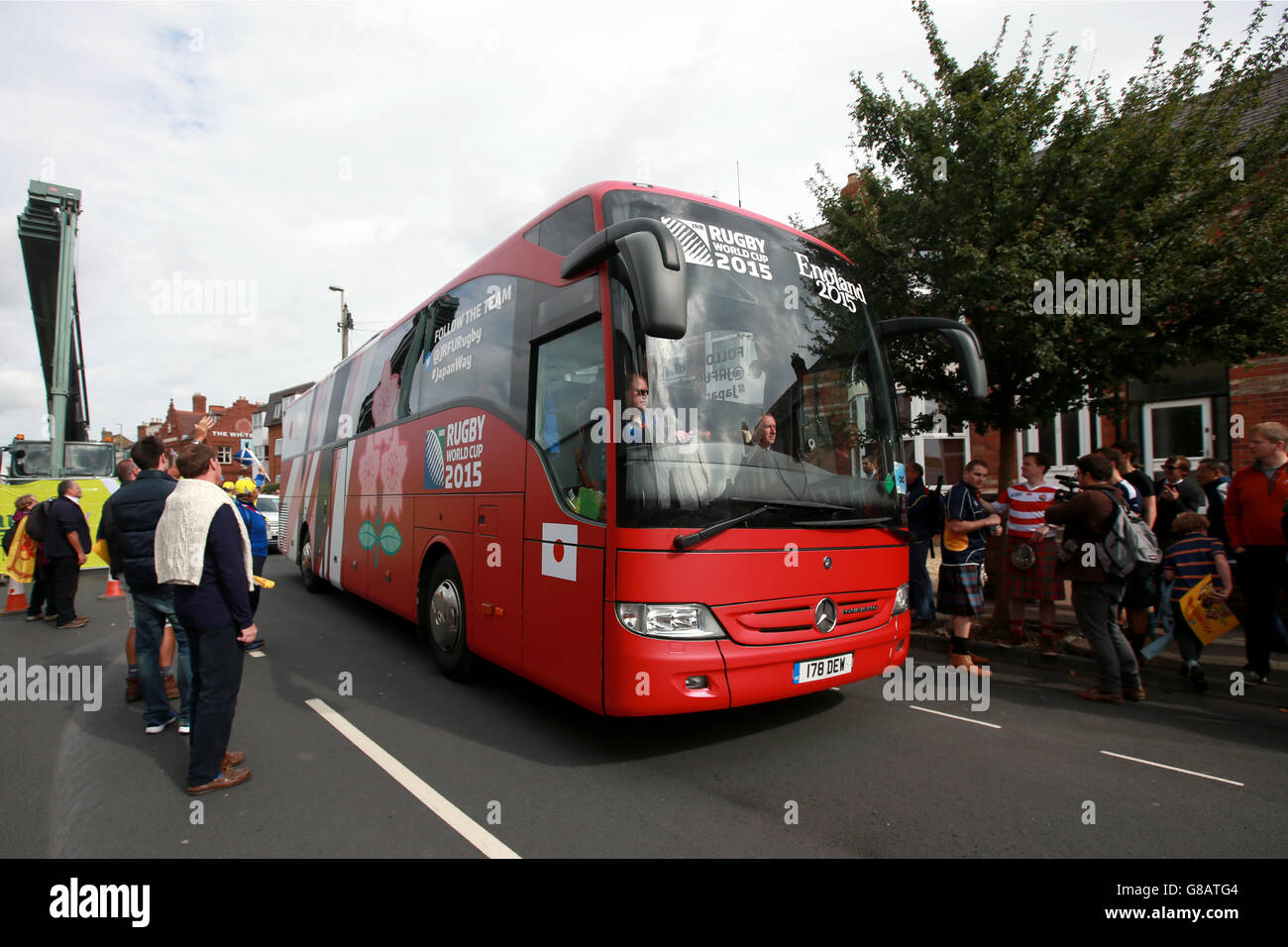 Rugby scotland bus hi-res stock photography and images - Alamy