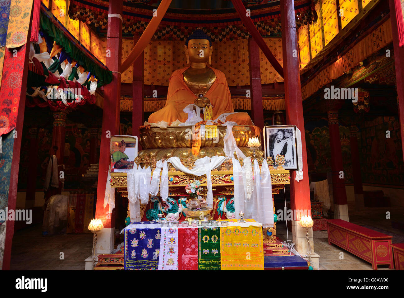 Buddha Statue, Hemis Festival, Hemis Monastery, Ladakh, Jammu and ...