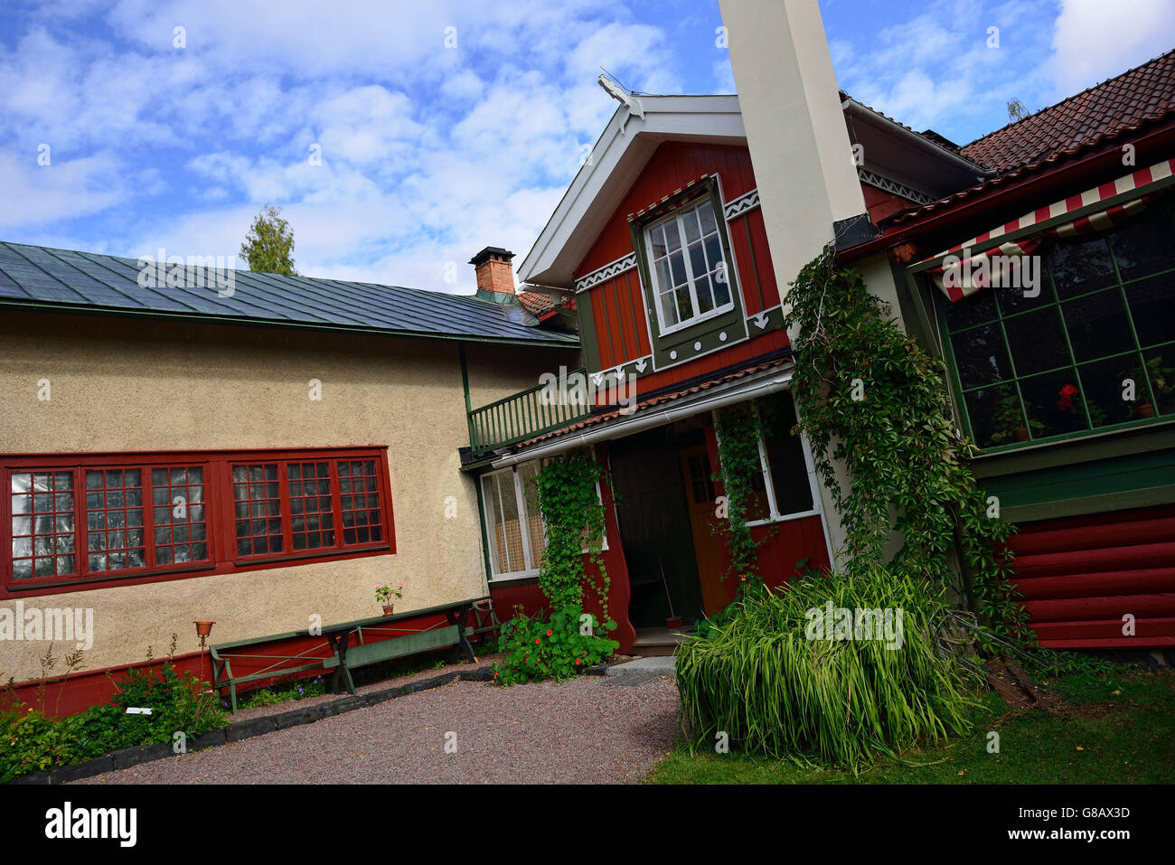 residential house of the painter Carl Larsson, Sundborn, Dalarna ...