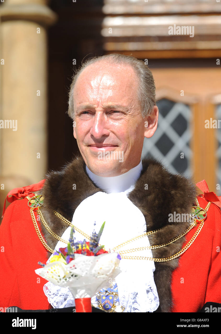 Sheriff of the City of London Alderman Charles Bowman outside the ...