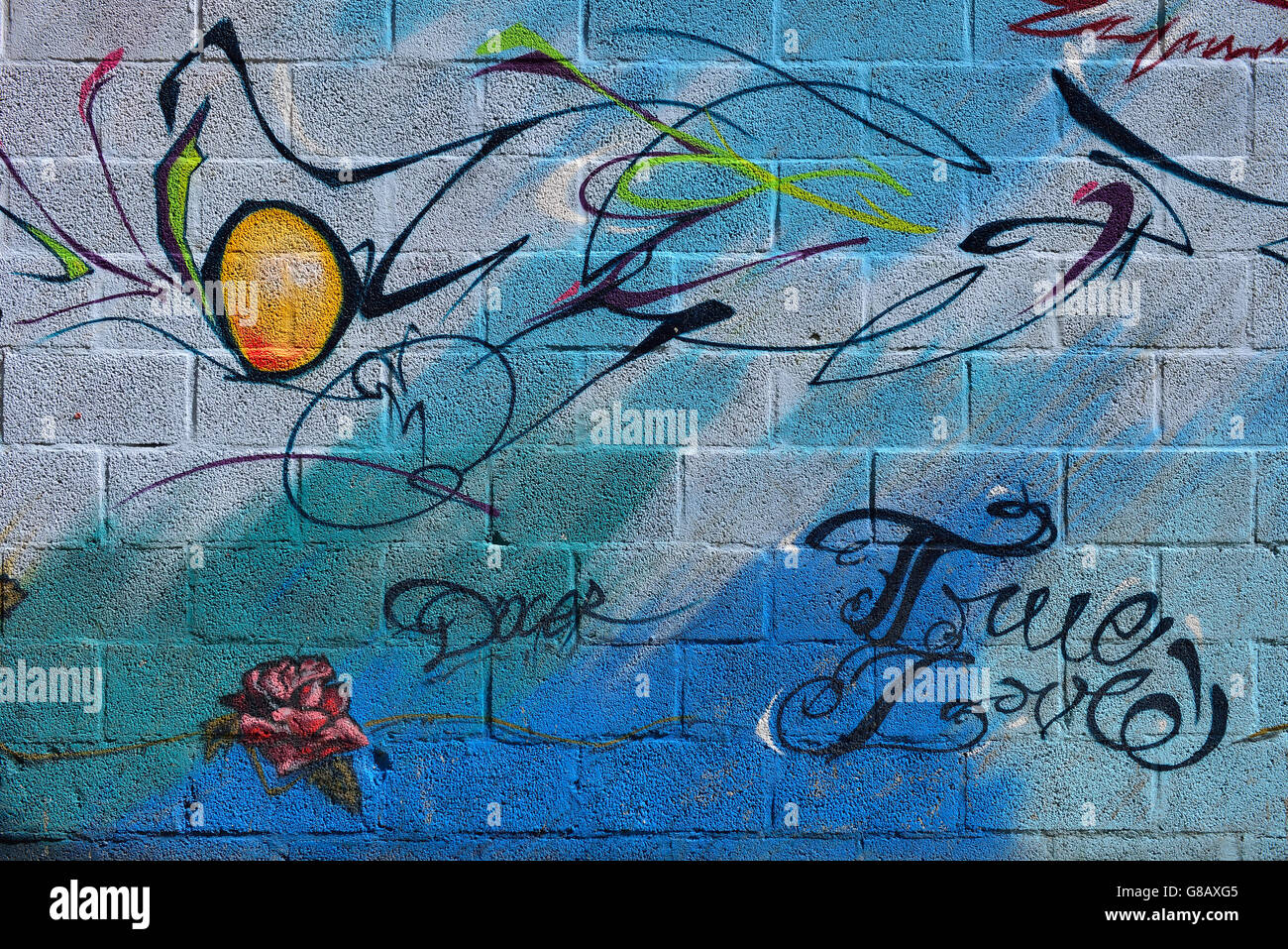 graffiti, Malaga, Costa del Sol, Andalusia, Spain Stock Photo - Alamy