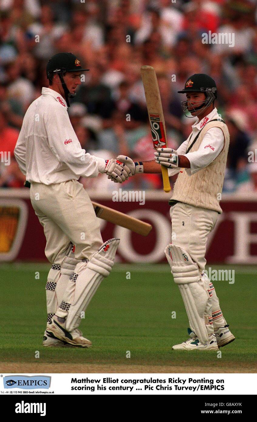 Cricket-England v Australia- 4th Test, Headingley. Matthew Elliot ...