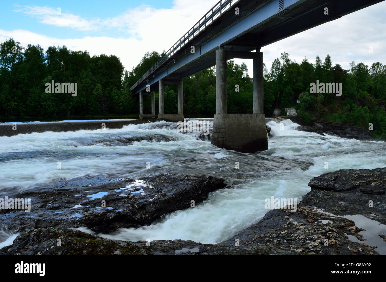 Concrete bridge massive water flow hi-res stock photography and images ...